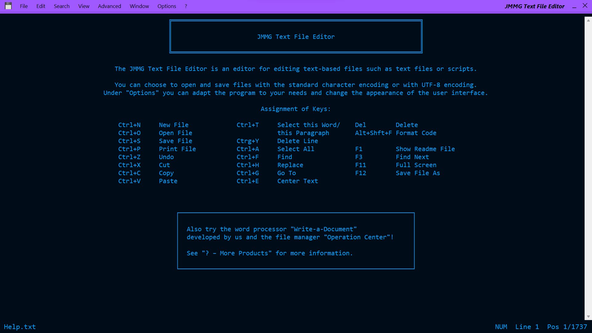 Convenient Text Editor: Text File Editor